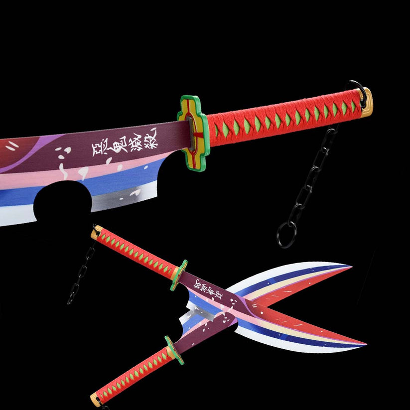 Tengen Flamboyant - Sound Hashira Dual Steel – Kensei Forge